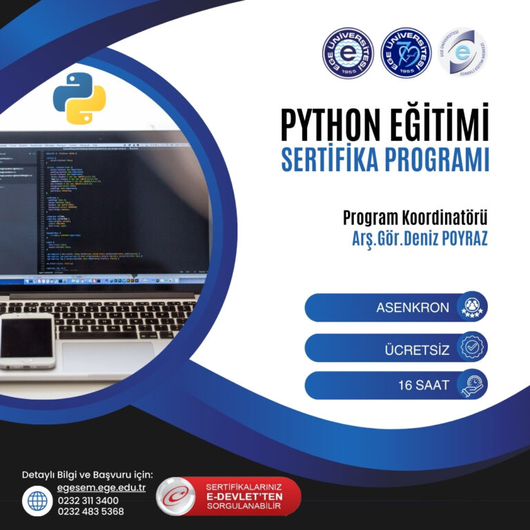 Python Eğitimi Sertifika Programı – Egesem